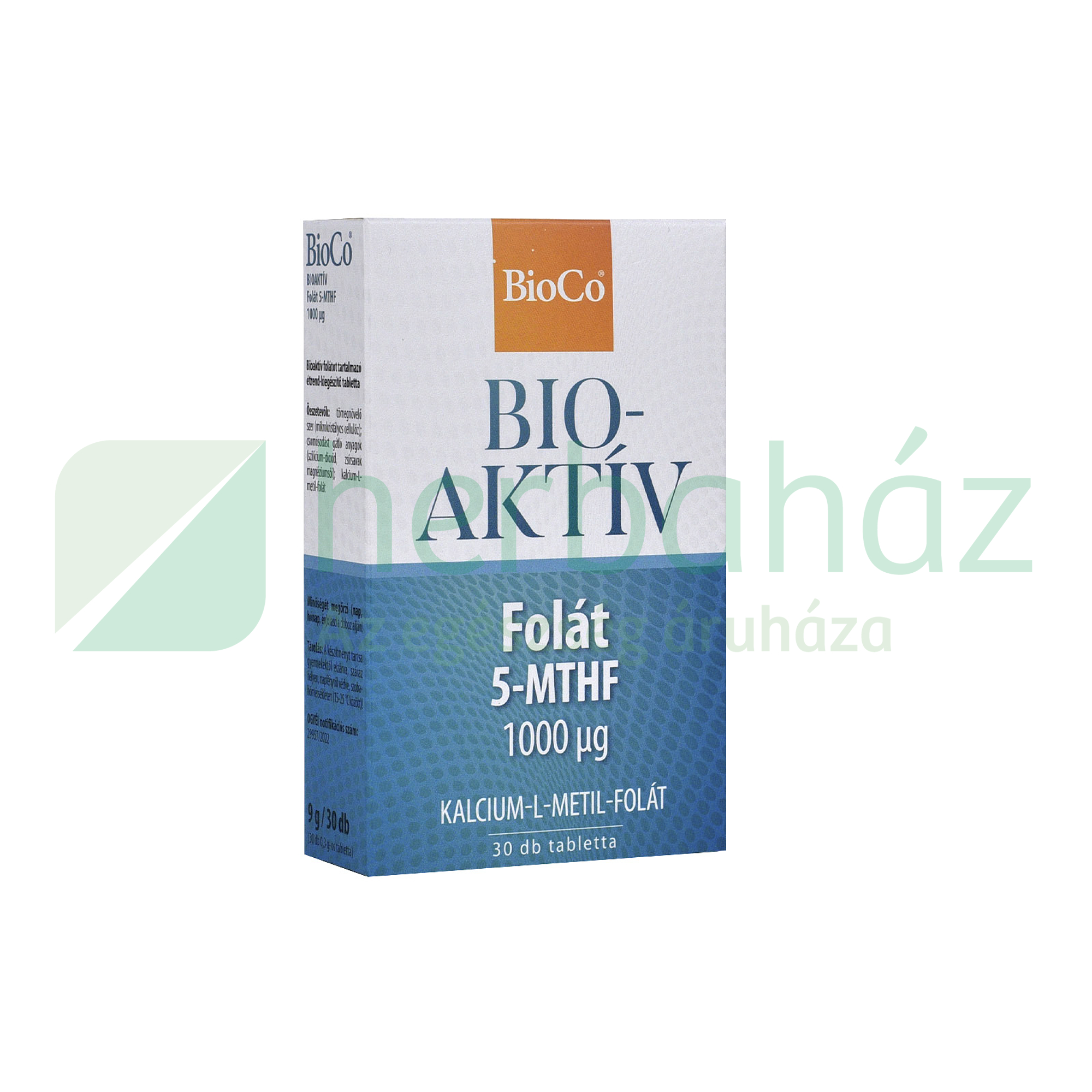 BIOCO FOLÁT 5-MTHF 1000 MMG 30DB - Herbaház